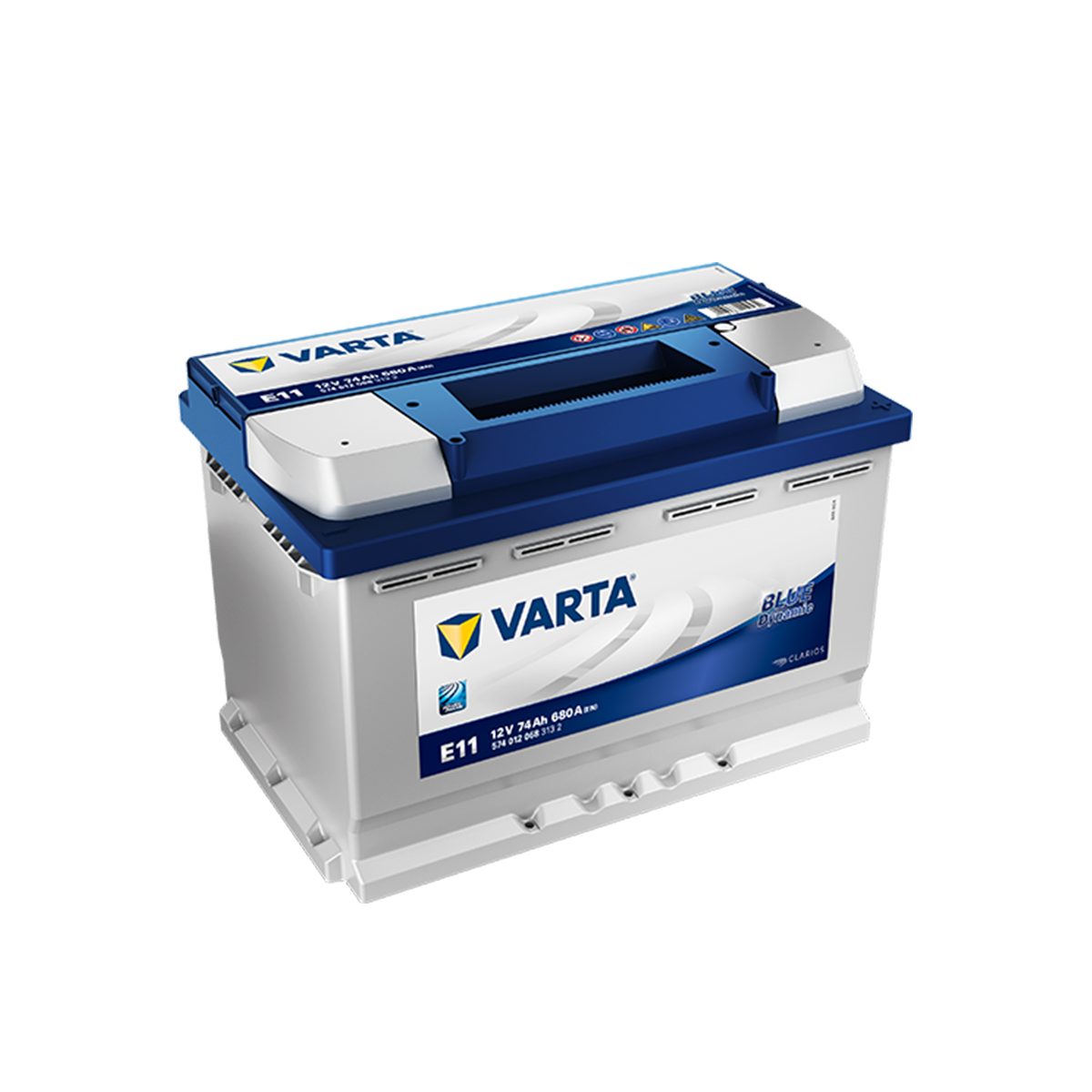 DIN74L VARTA BATTERY 74AH | Battireo
